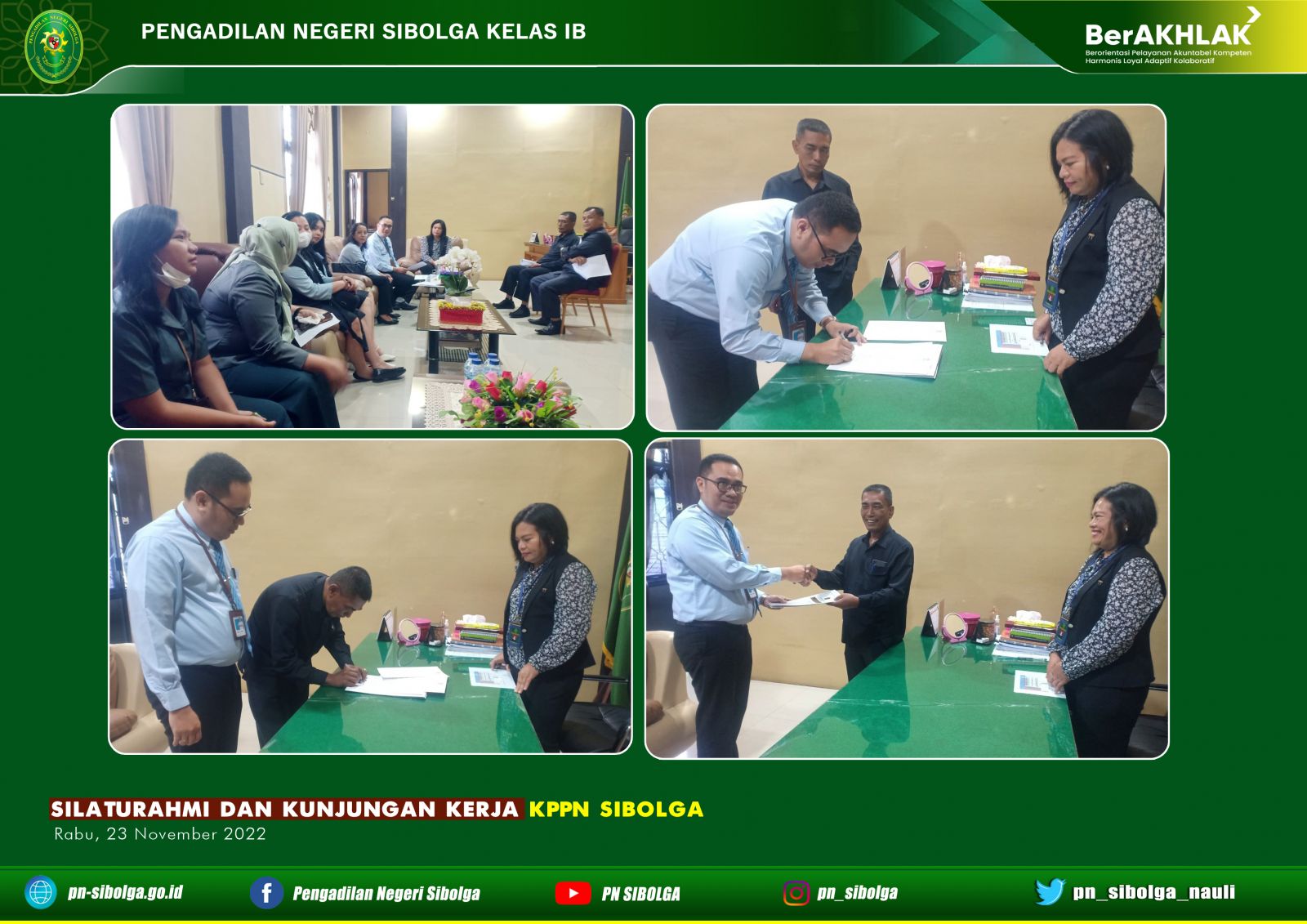 Kunjungan Silaturahmi, Koordinasi dan Penandatanganan Pakta Integritas ... Kunjungan Silaturahmi, Koordinasi dan Penandatanganan Pakta Integritas ...